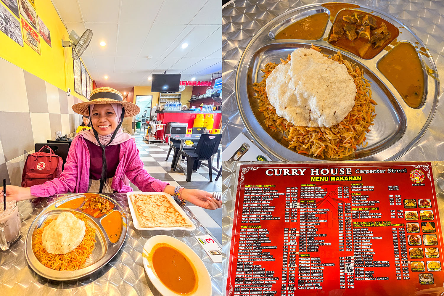 Curry House Carpenter Street, Restoran India di Kuching • Siti Mustiani